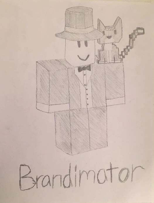 ArtStation - A drawing of my Roblox avatar! ️