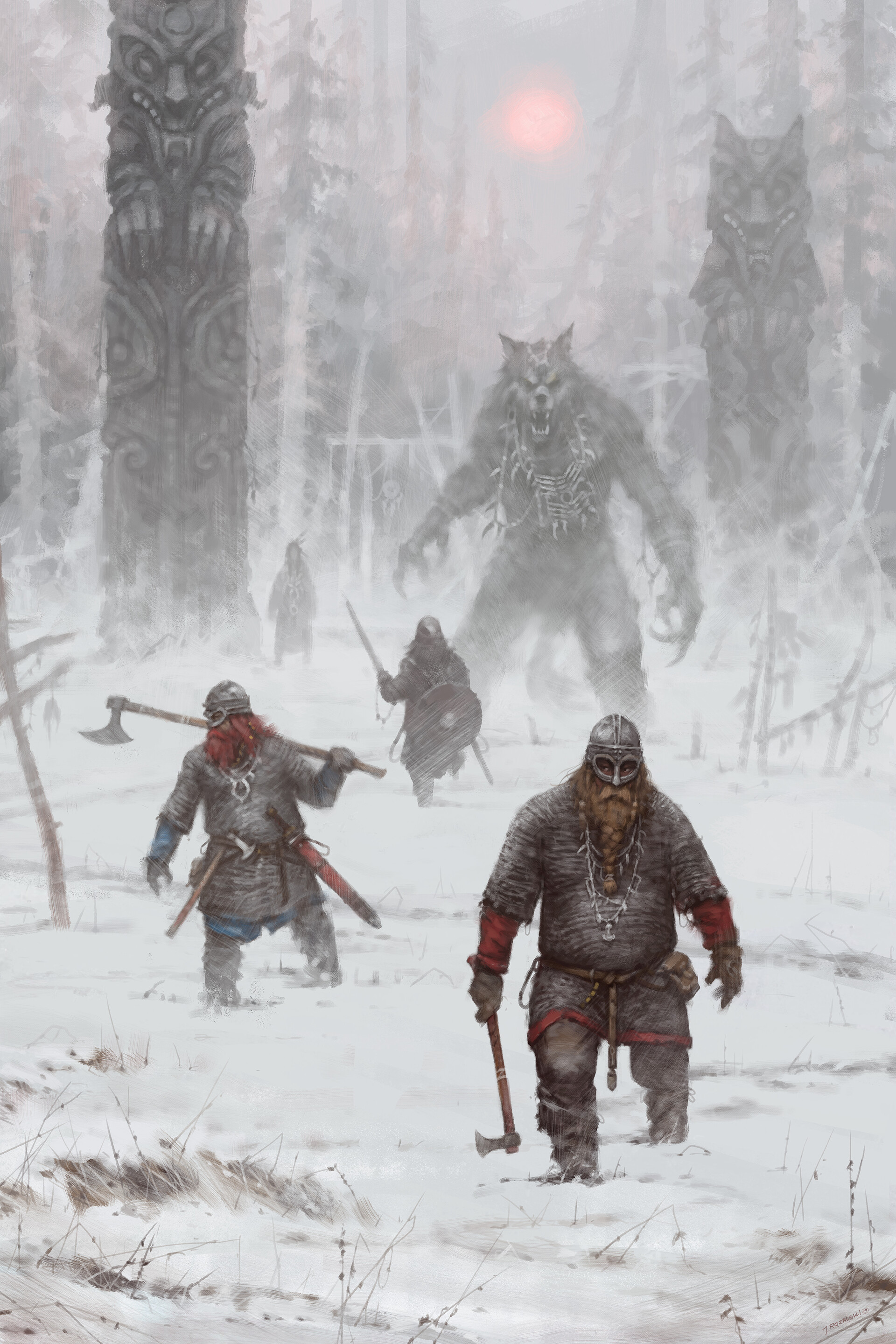 Jakub Rozalski - Intruders