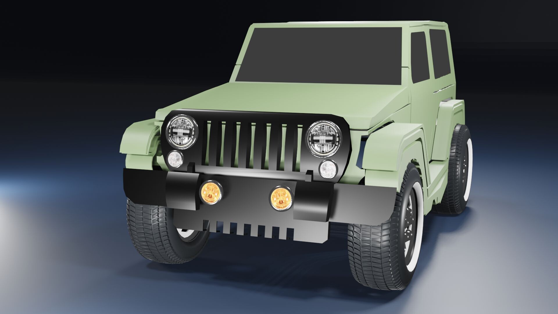 ArtStation - Miilitary Jeep