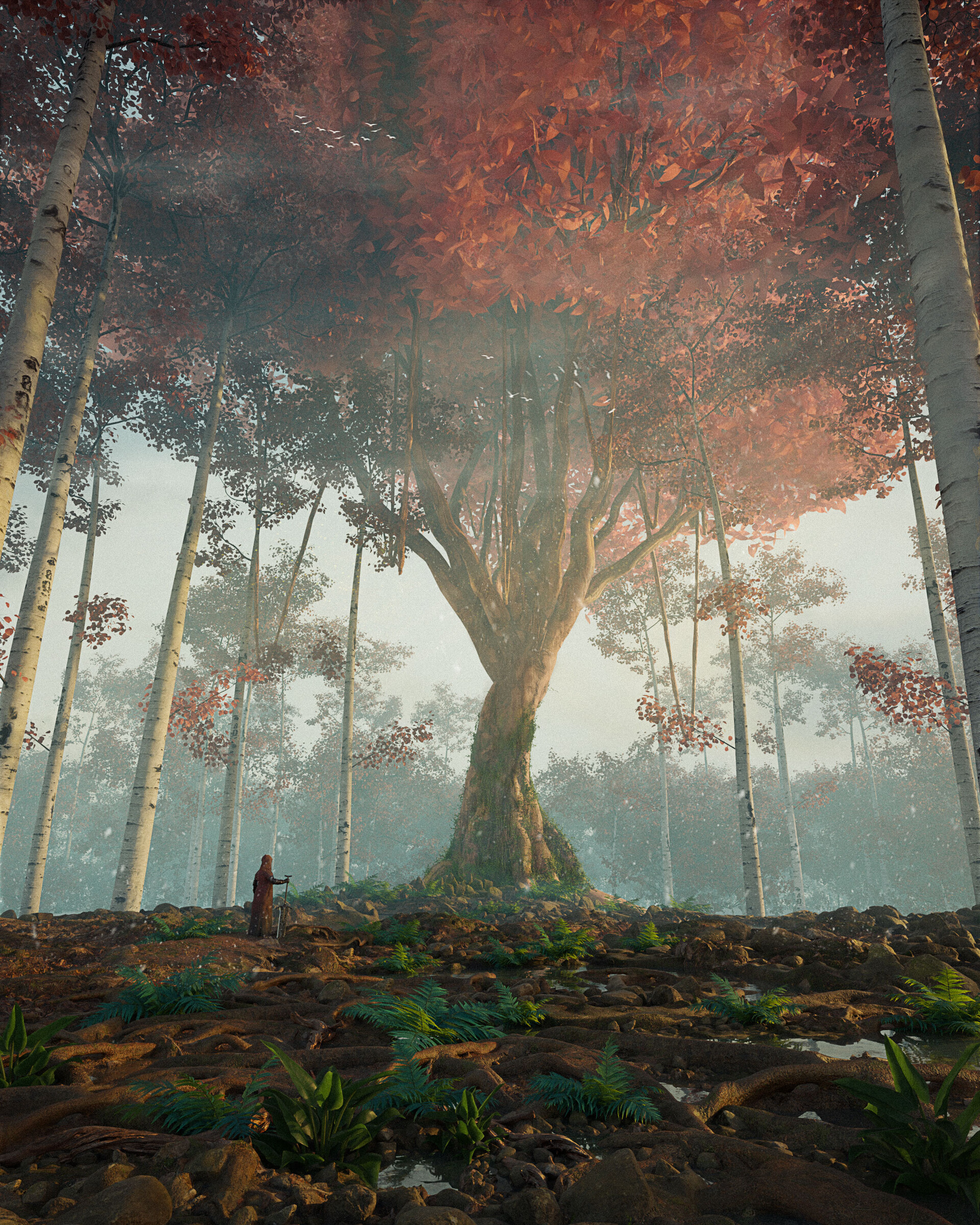 ArtStation - The Red Sentinel