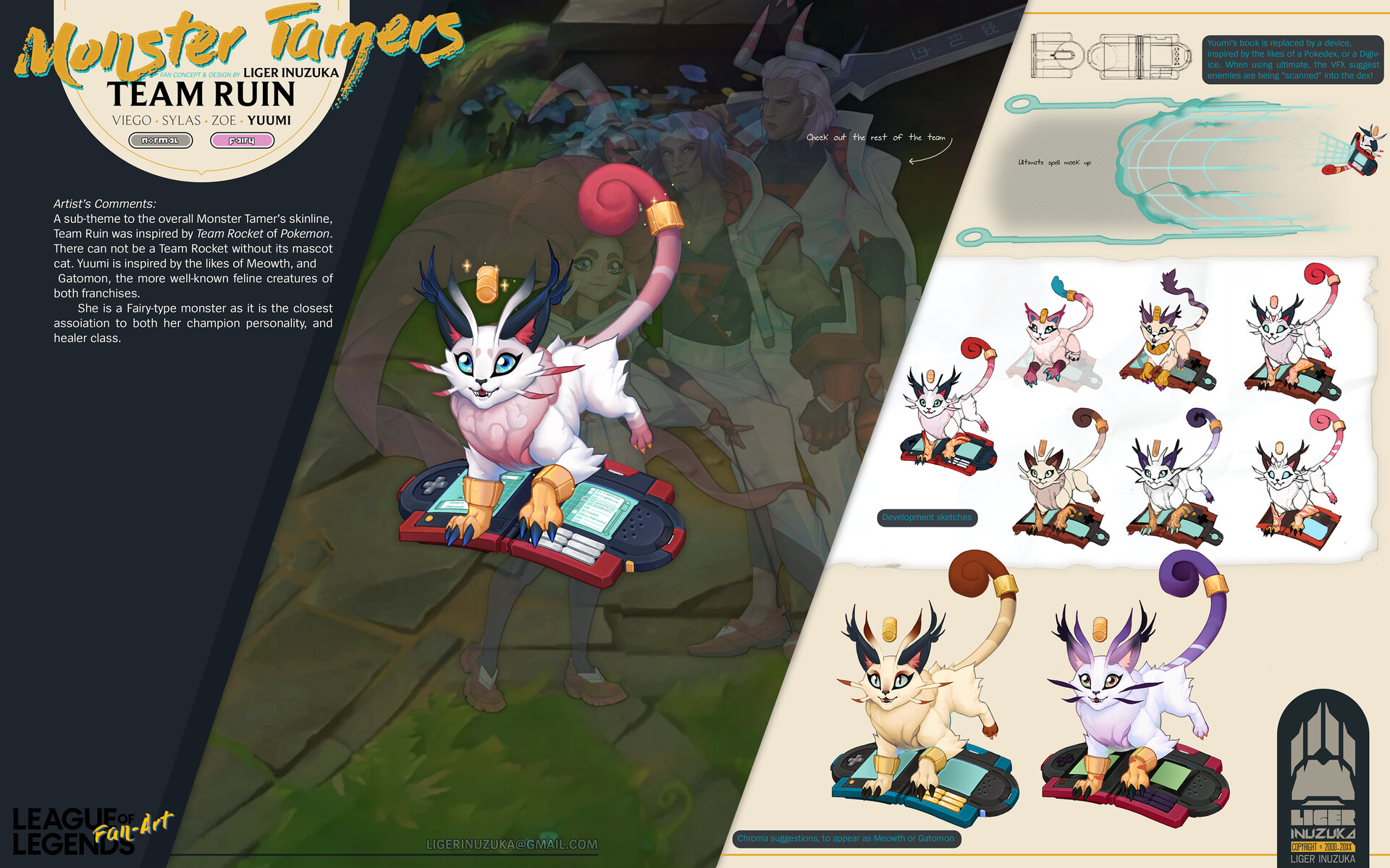 Liger Inuzuka - League of Legends Fan Concept: Monster Tamers Season 1