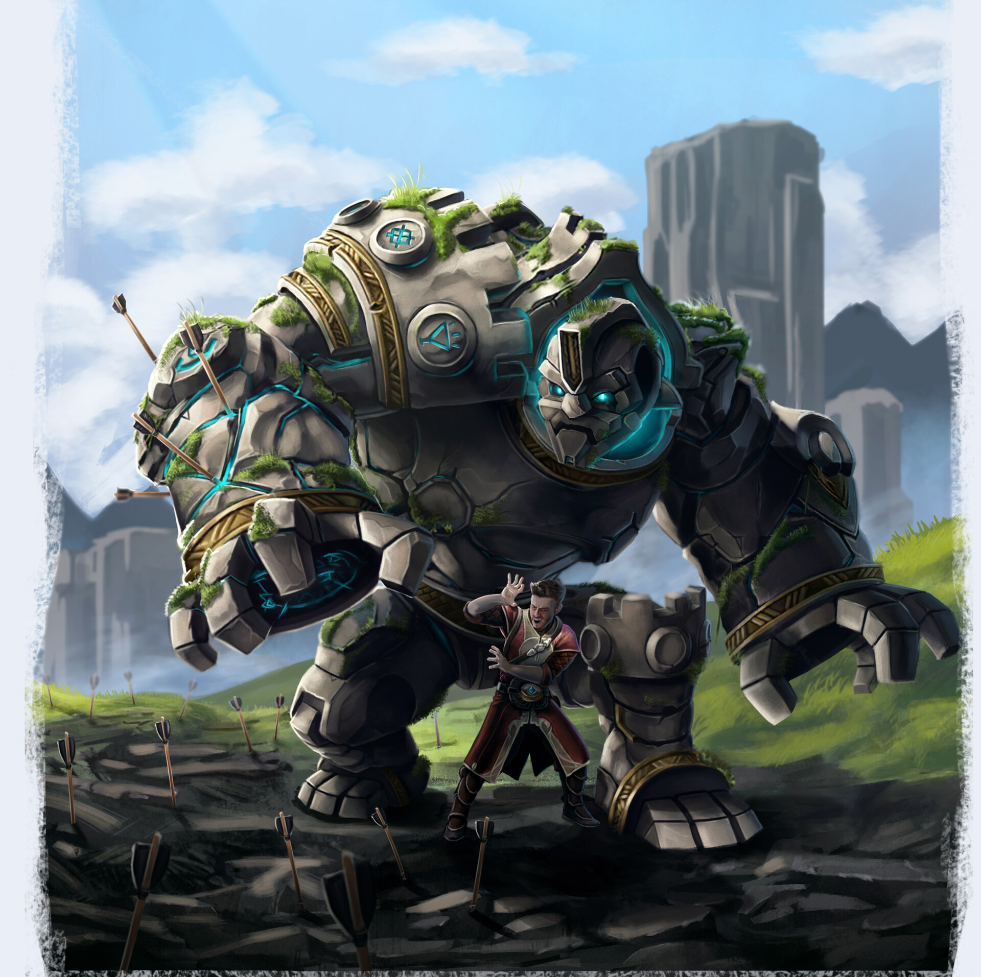 ArtStation - Guardian Stone Golem