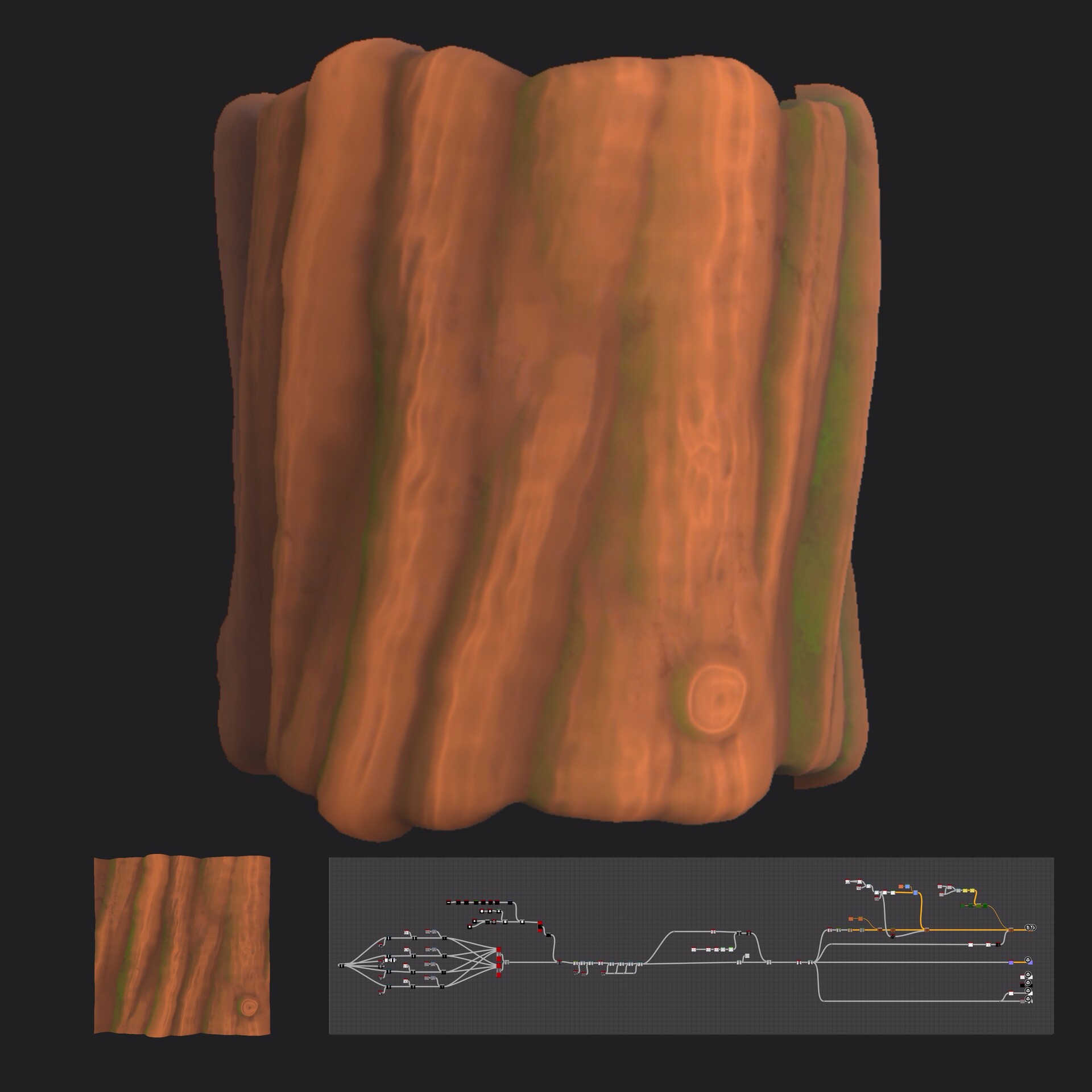 ArtStation - Stylized Bark