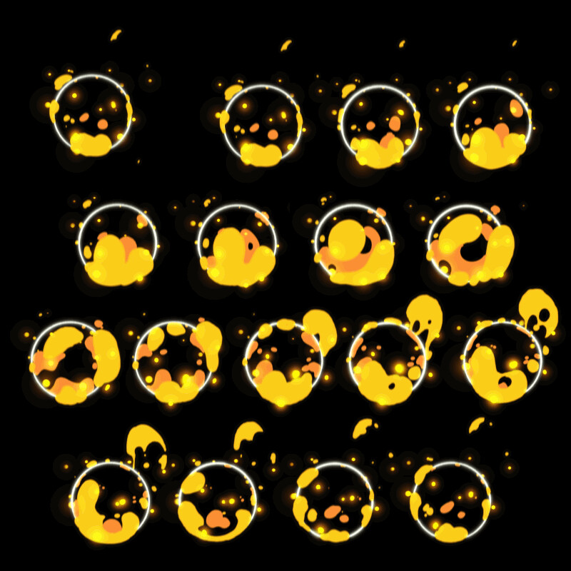 ArtStation - Animating 2DFX over a rough circle