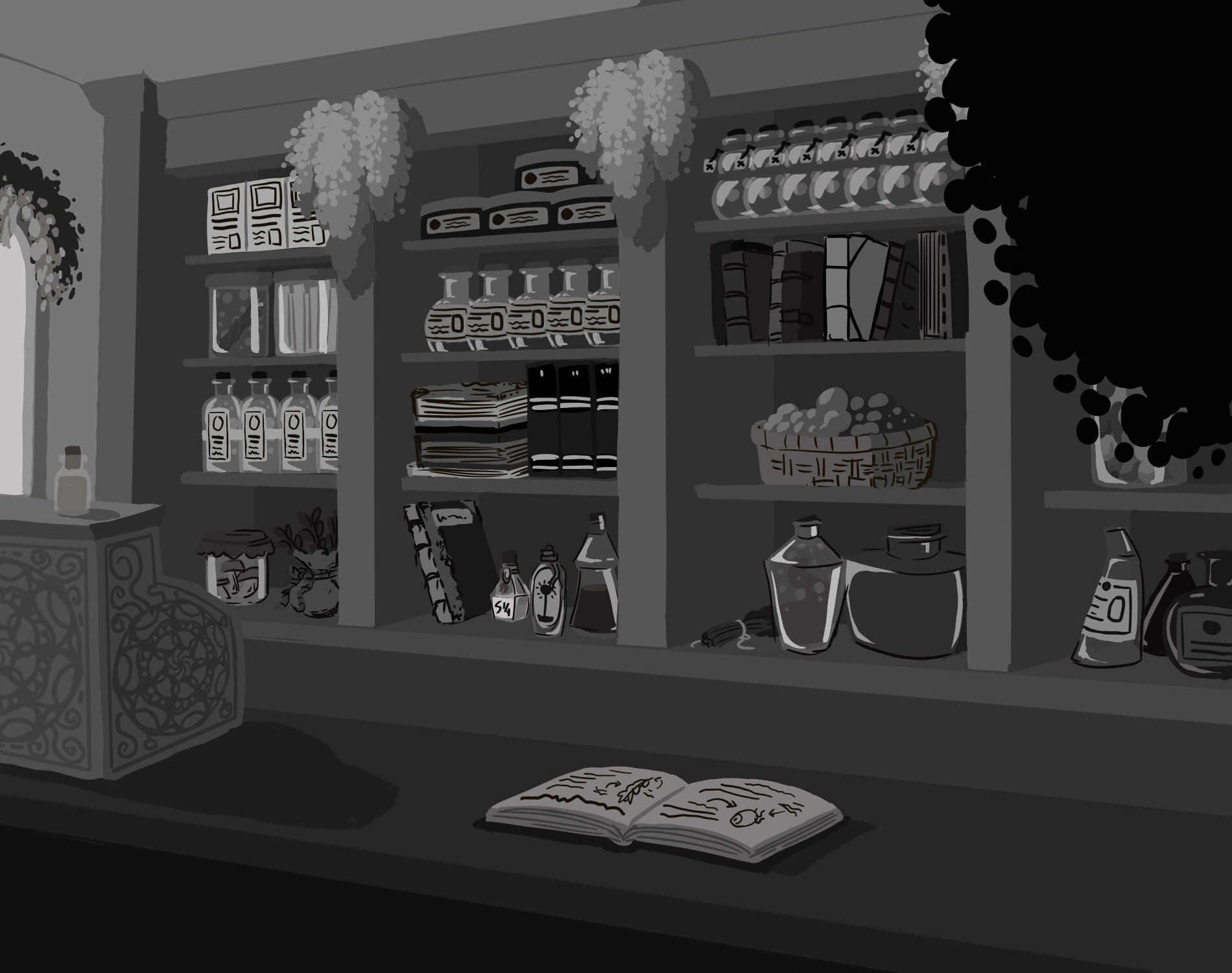 ArtStation - Potion shop