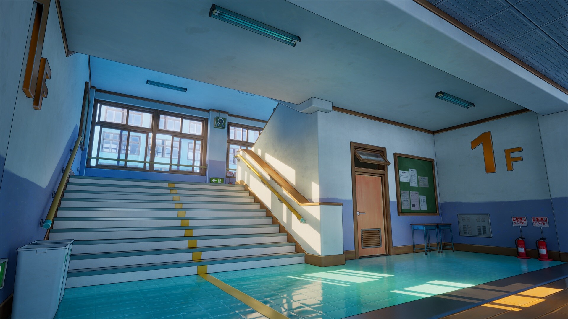 LiziLizi (Liwenyi) - [UE5] Cartoon Japanese School