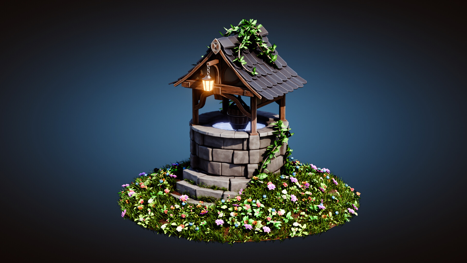 ArtStation - Stylized Well