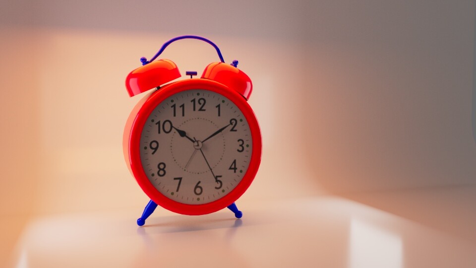 ArtStation - 3D ALARM CLOCK MODEL