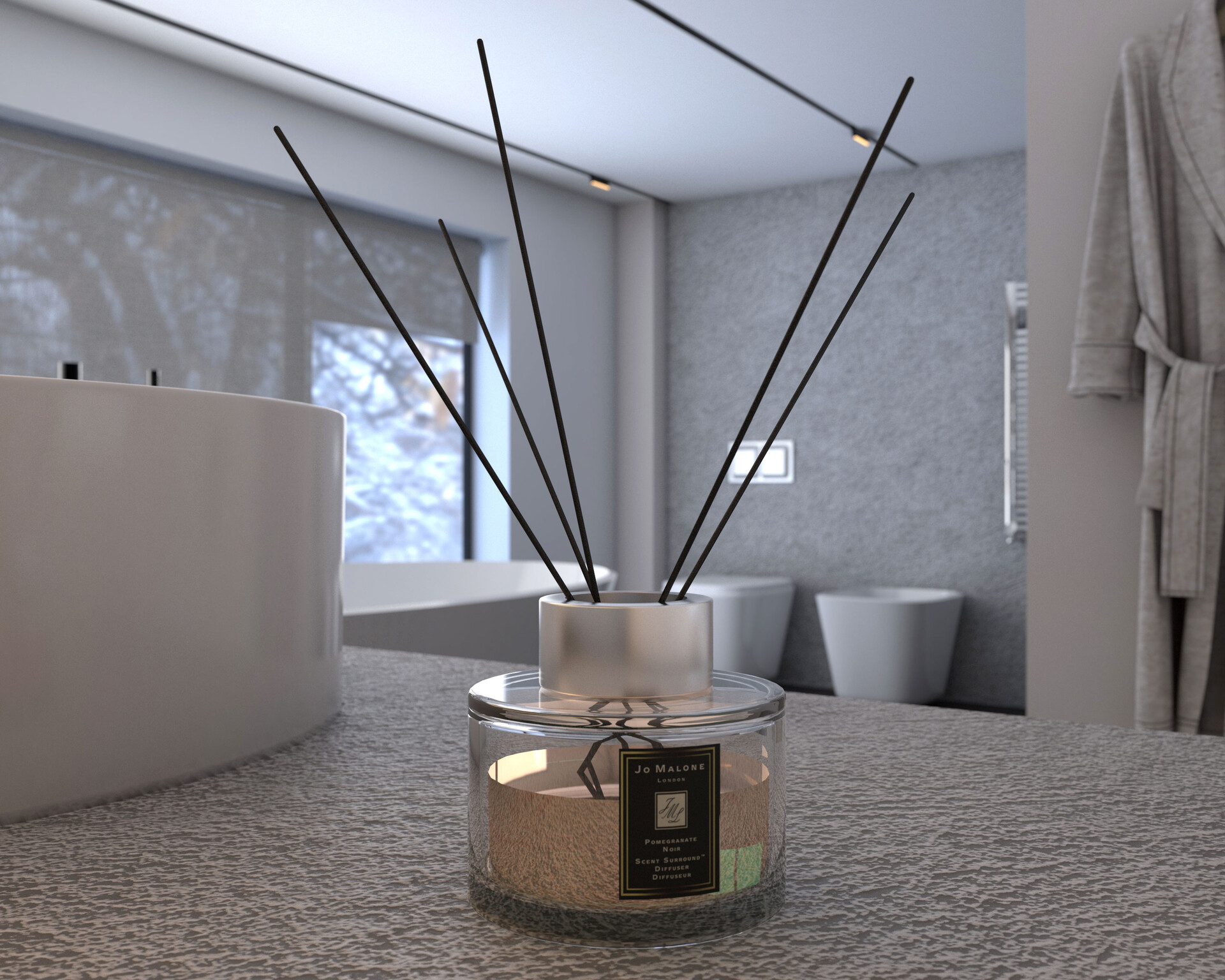 ArtStation - Wintry Bathroom