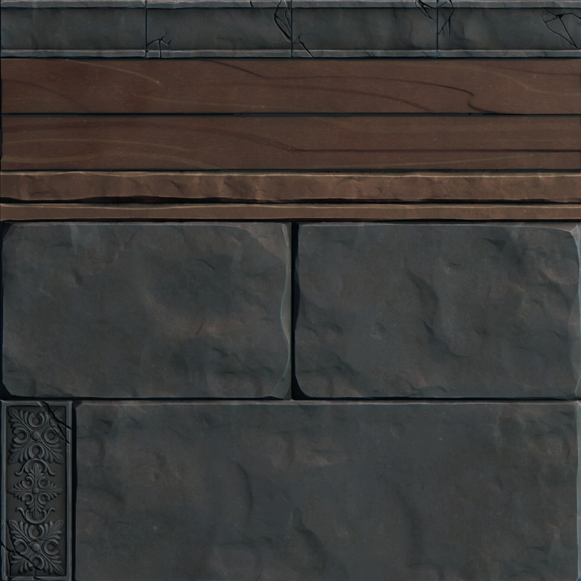 Justin Ng - Sanctum: Stylized Trim Sheets