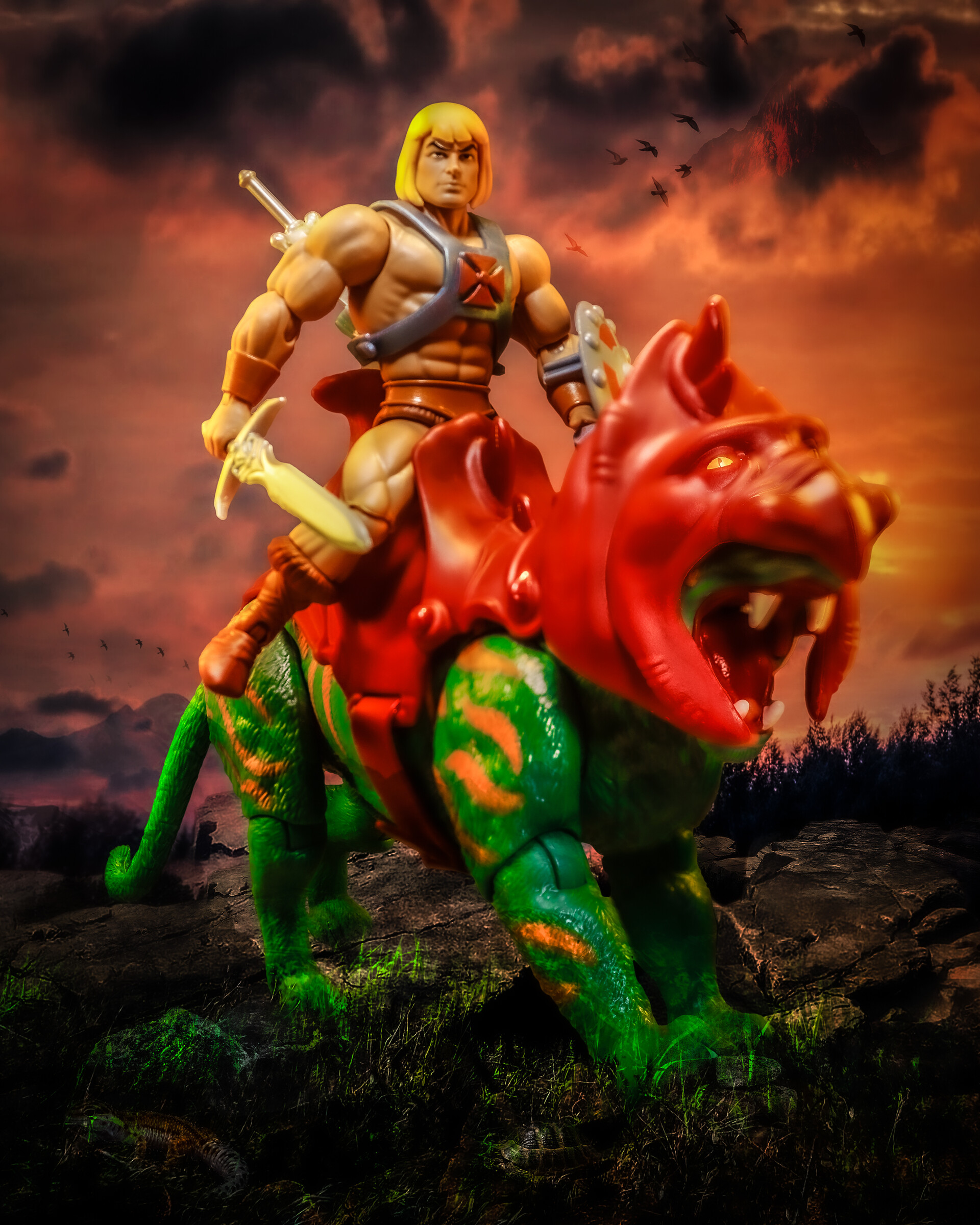ArtStation - He-Man and Battle-Cat.