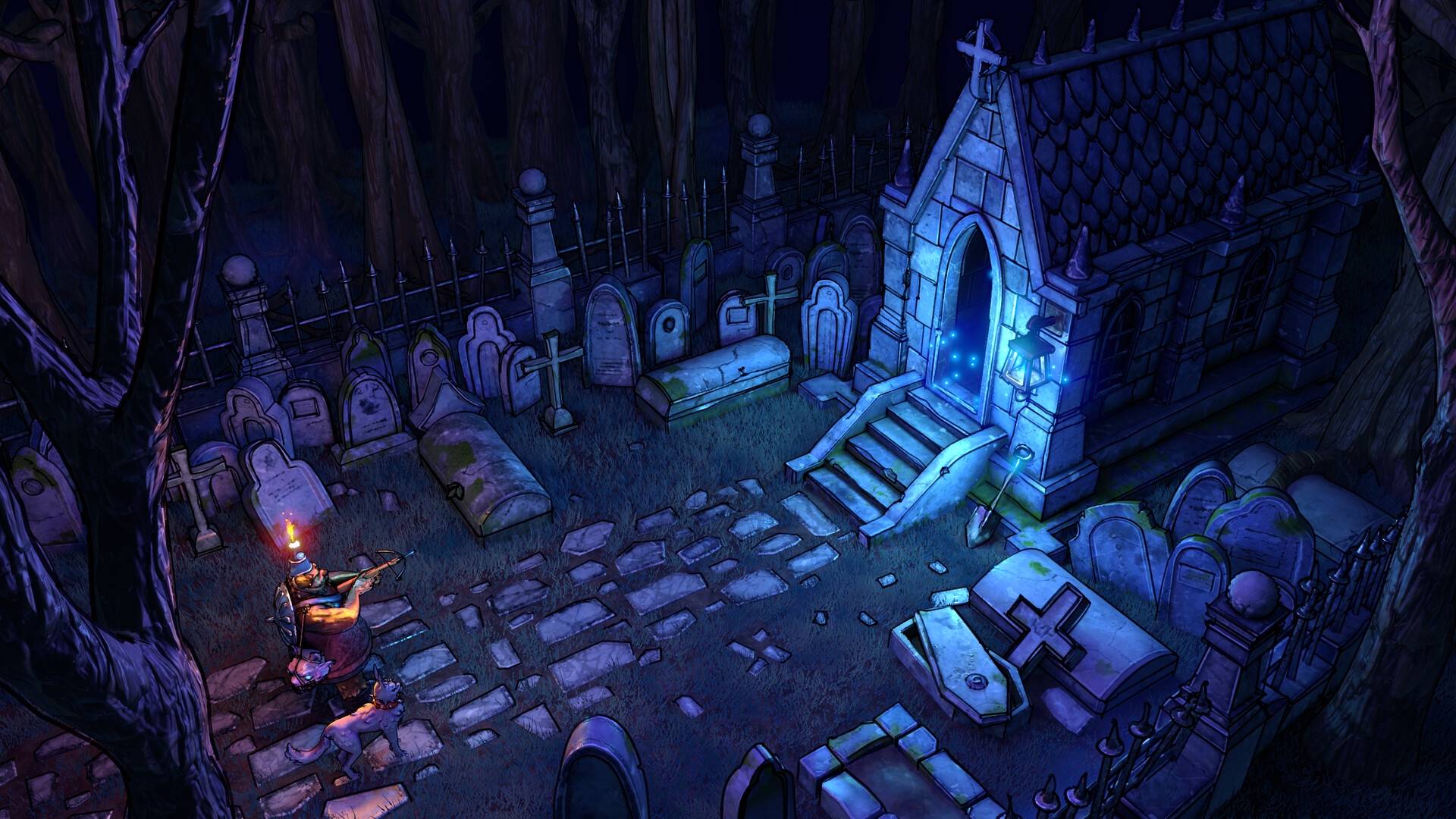 ArtStation - Cold Grave 3D | Textures and Lighting