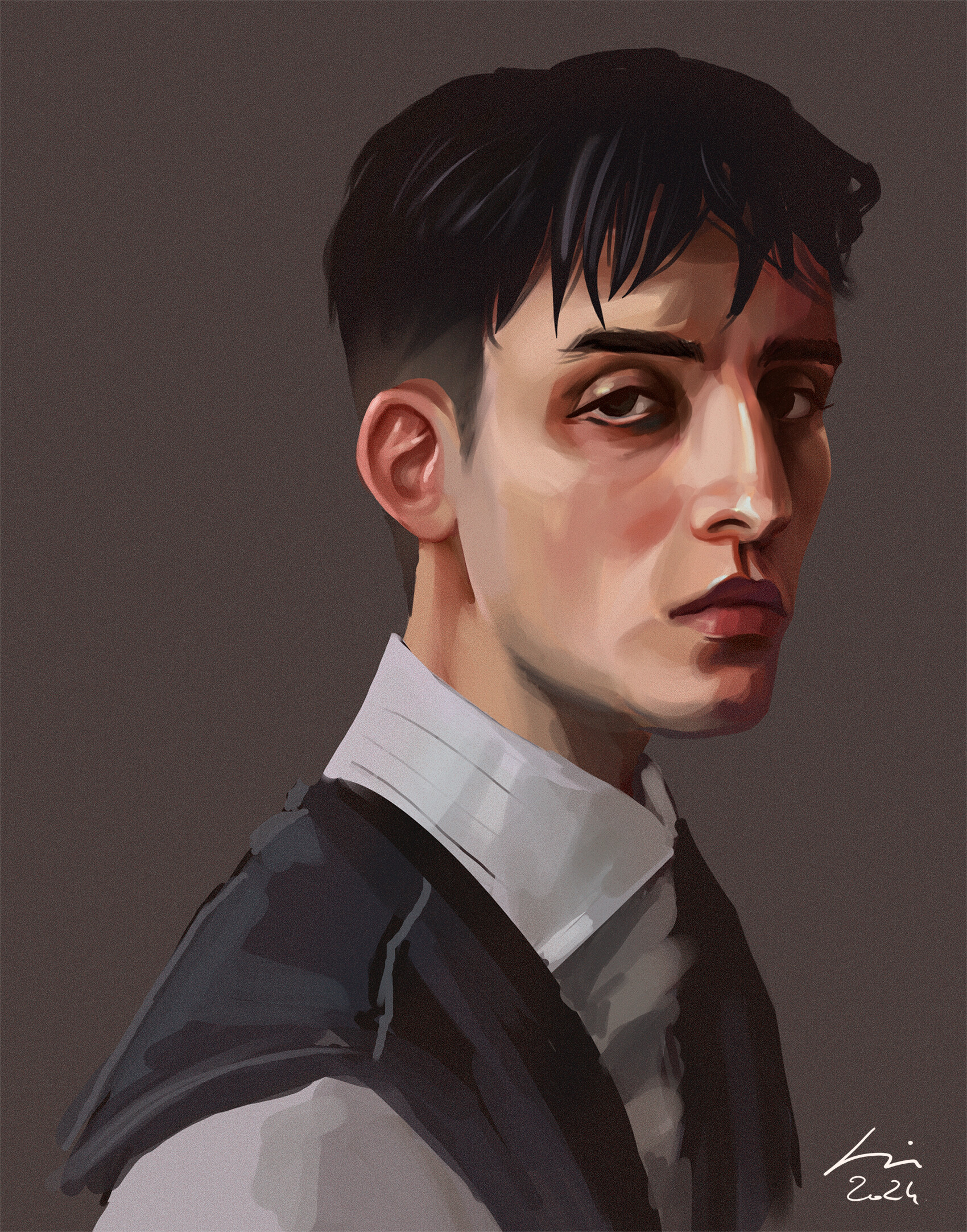ArtStation - Male Portrait study