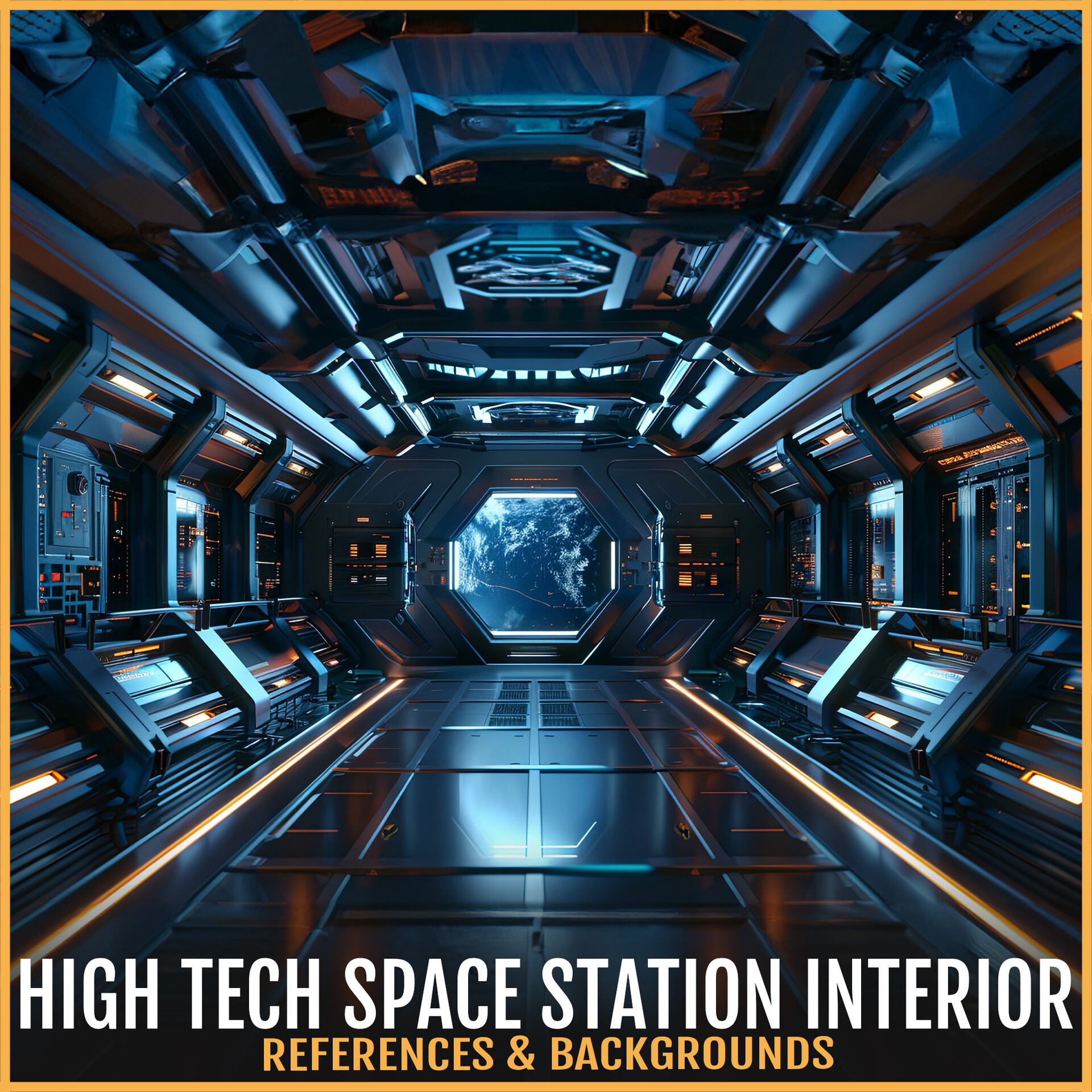 ArtStation - 505 High-Tech Space Station Interior