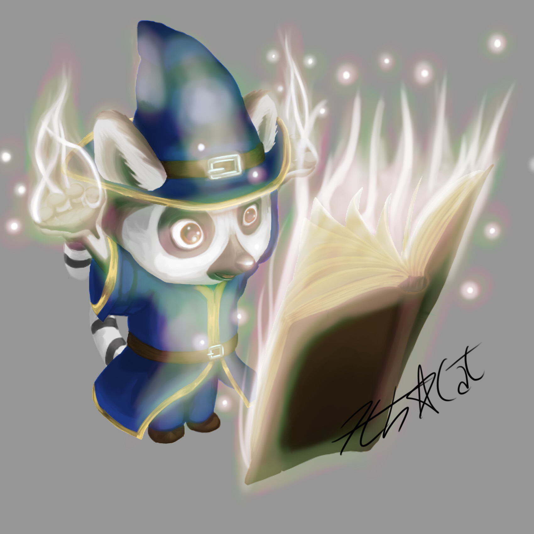 ArtStation - Lemur Wizard
