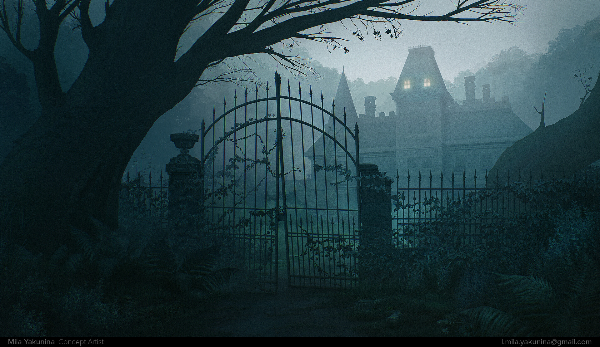 ArtStation - Abandoned Orphanage with Monsters