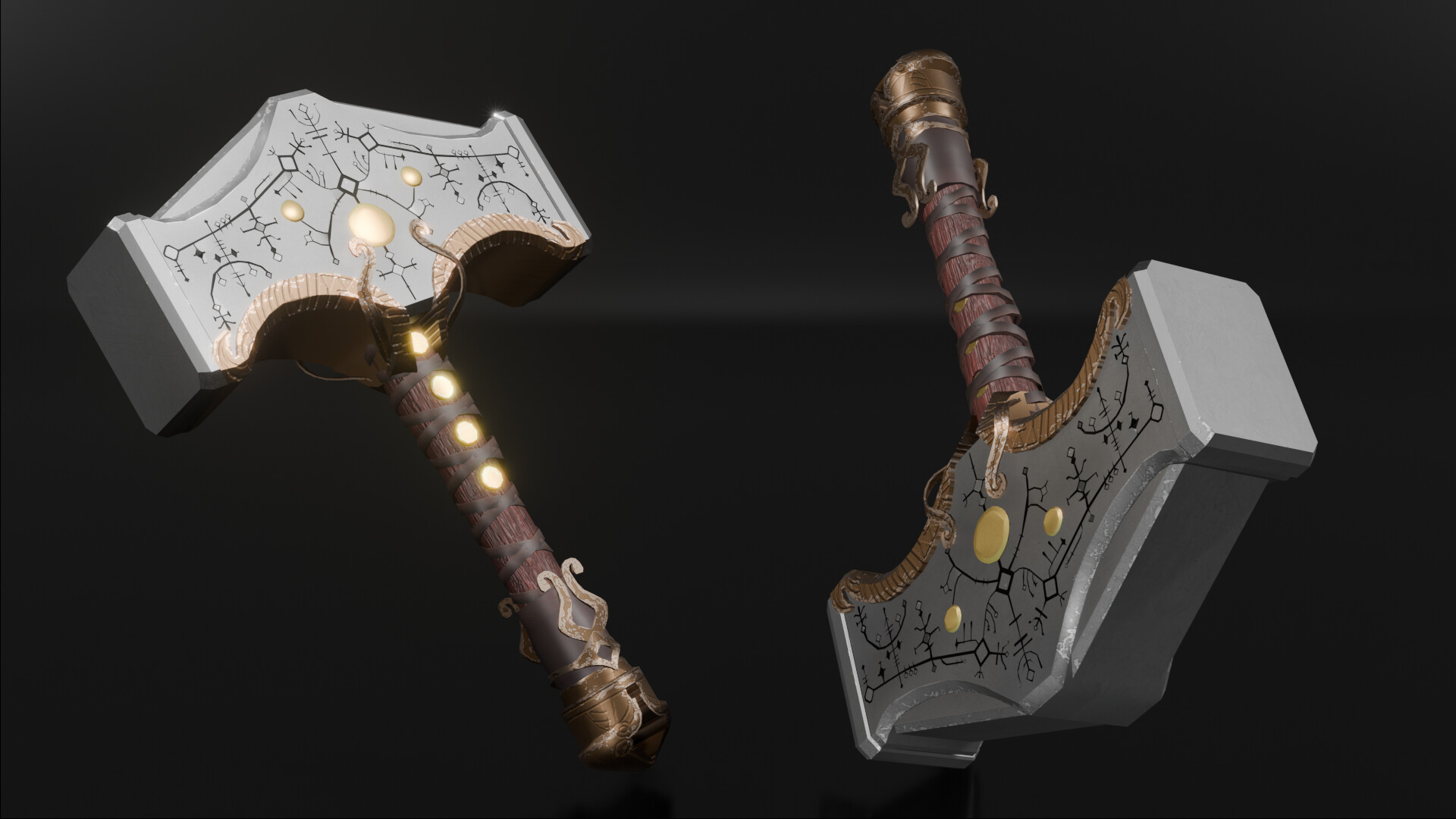 ArtStation - Mjolnir God of War