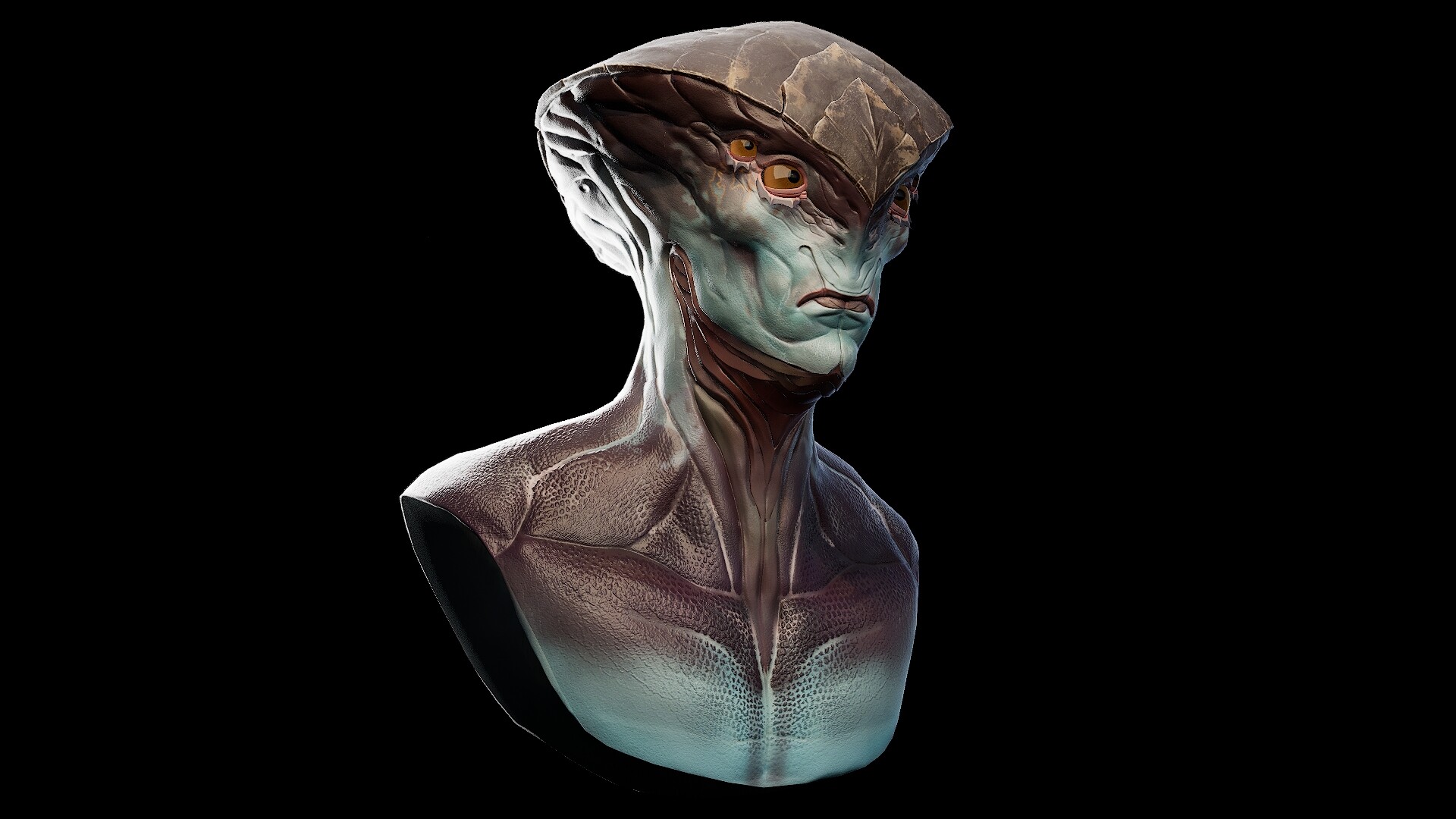 ArtStation - Mass effect 3 fan project "Javik"