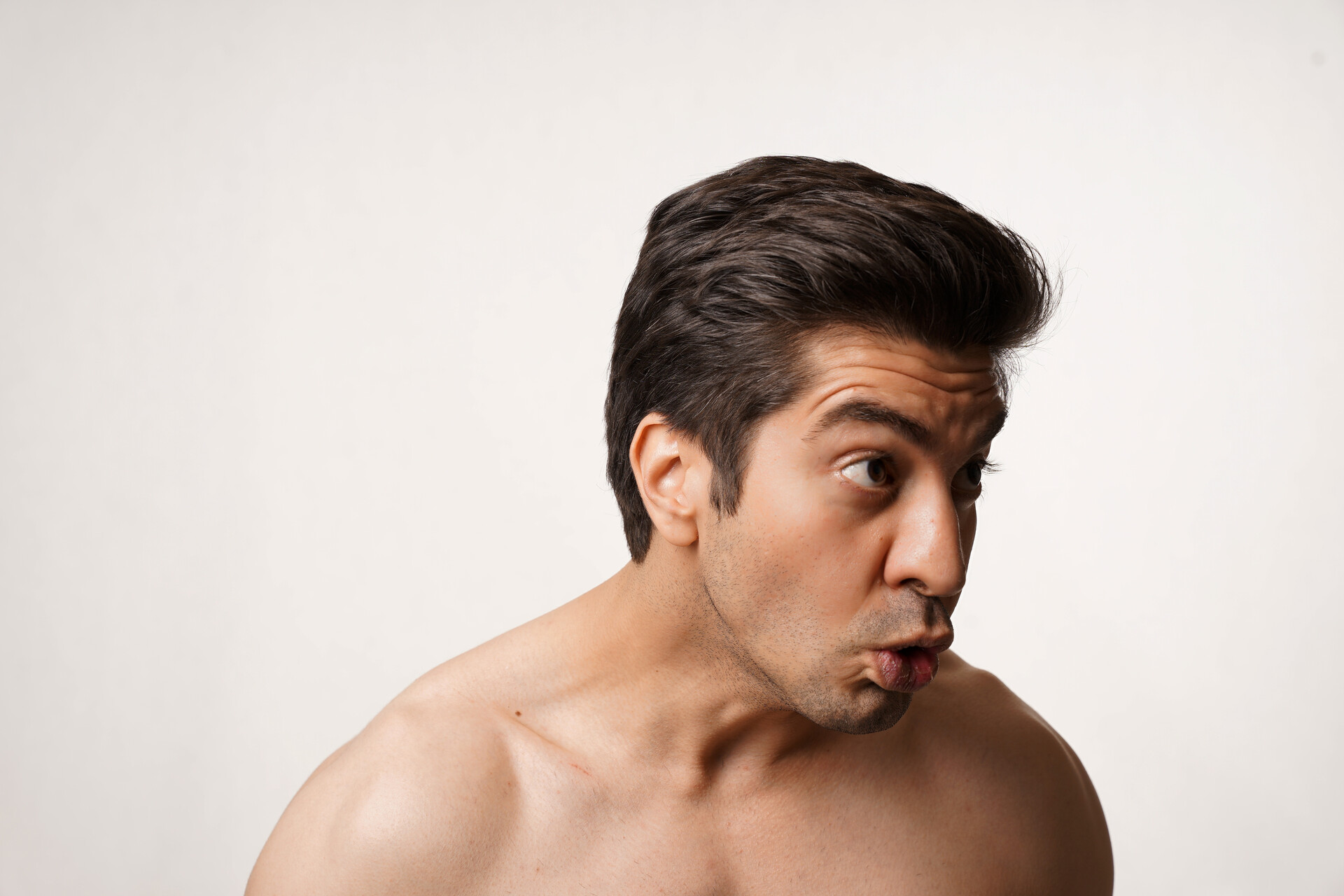 male face reference pose