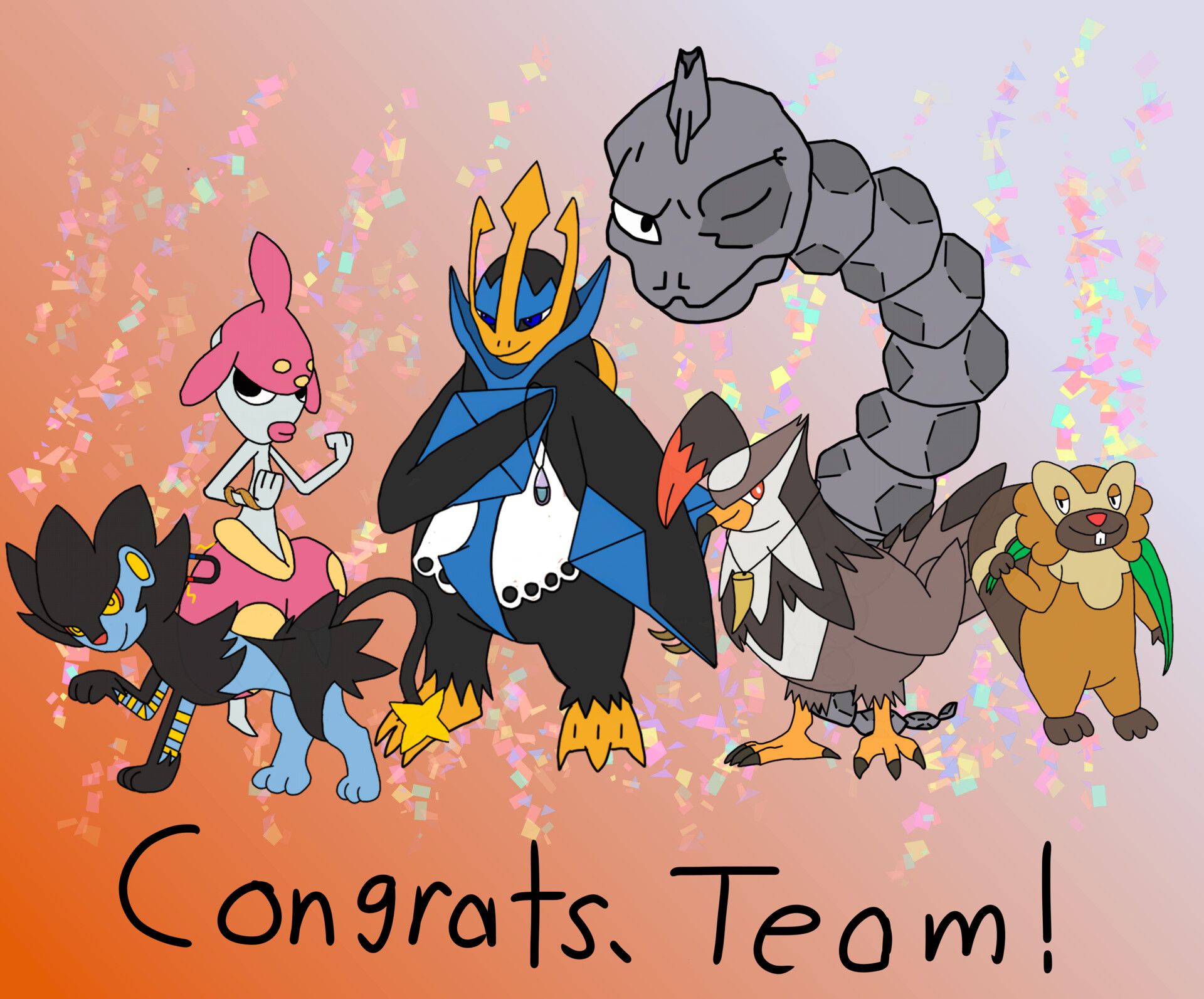 ArtStation - My Sinnoh Team