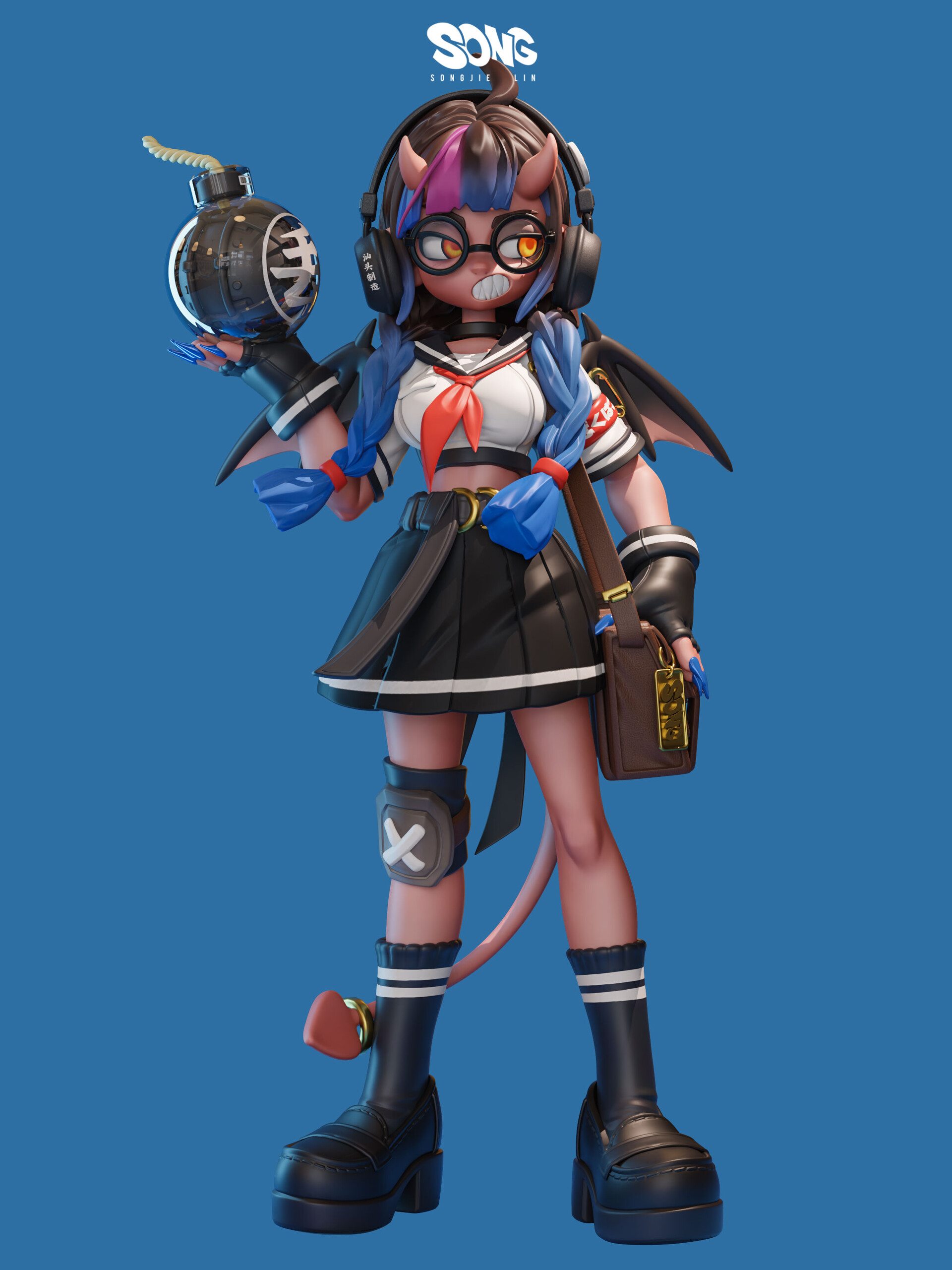 SONG JIE LIN - vol.018.暴躁学妹（Angry school girl）