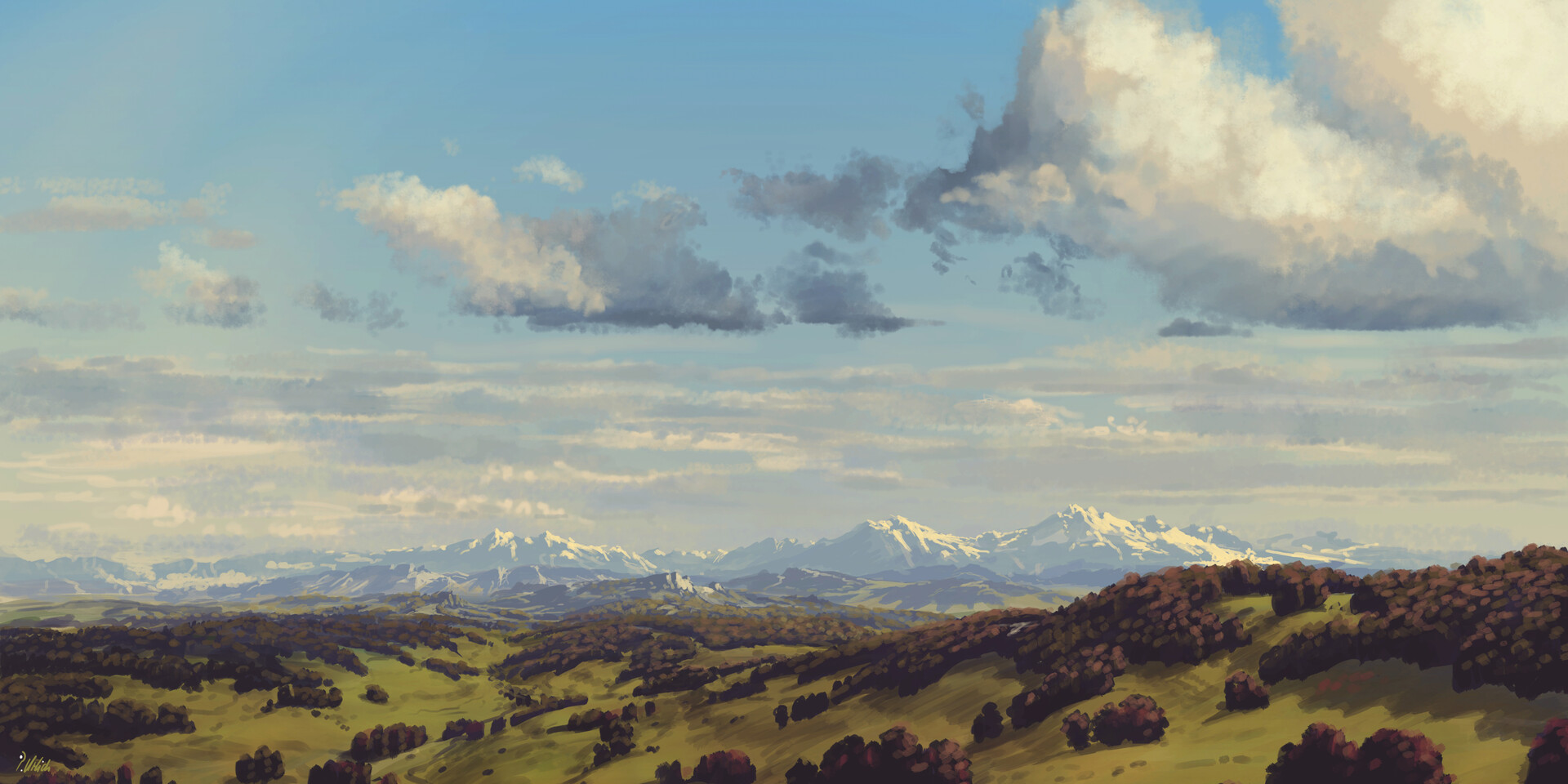 Land of Mountains by Philipp A. Urlich : r/ImaginaryWildlands