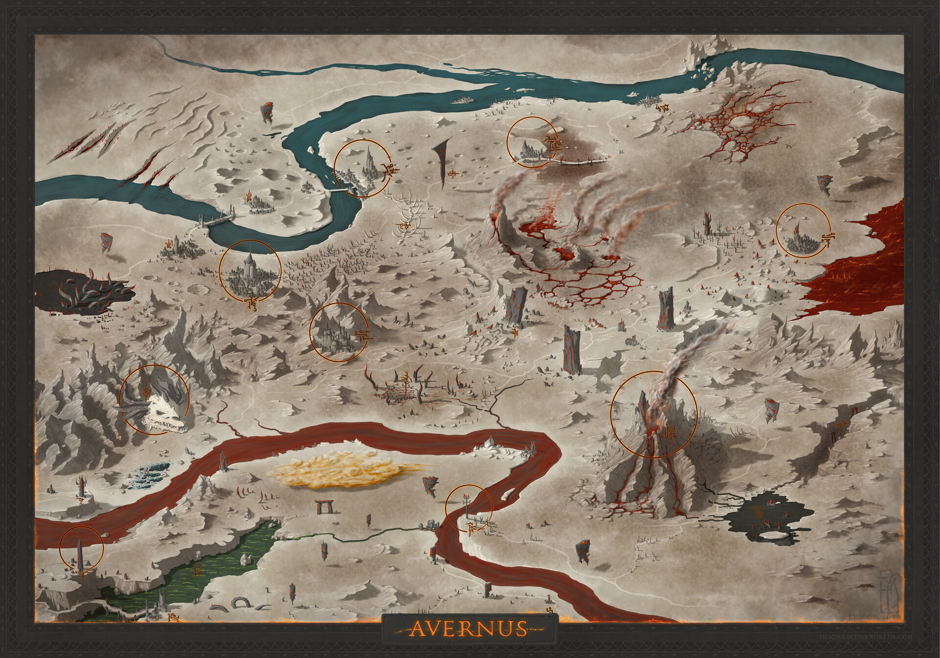 ArtStation - Avernus - Nine Hells