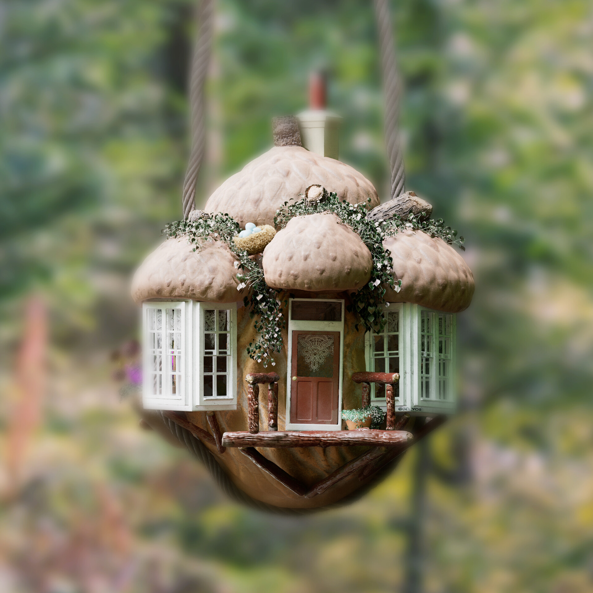 ArtStation - The Acorn House