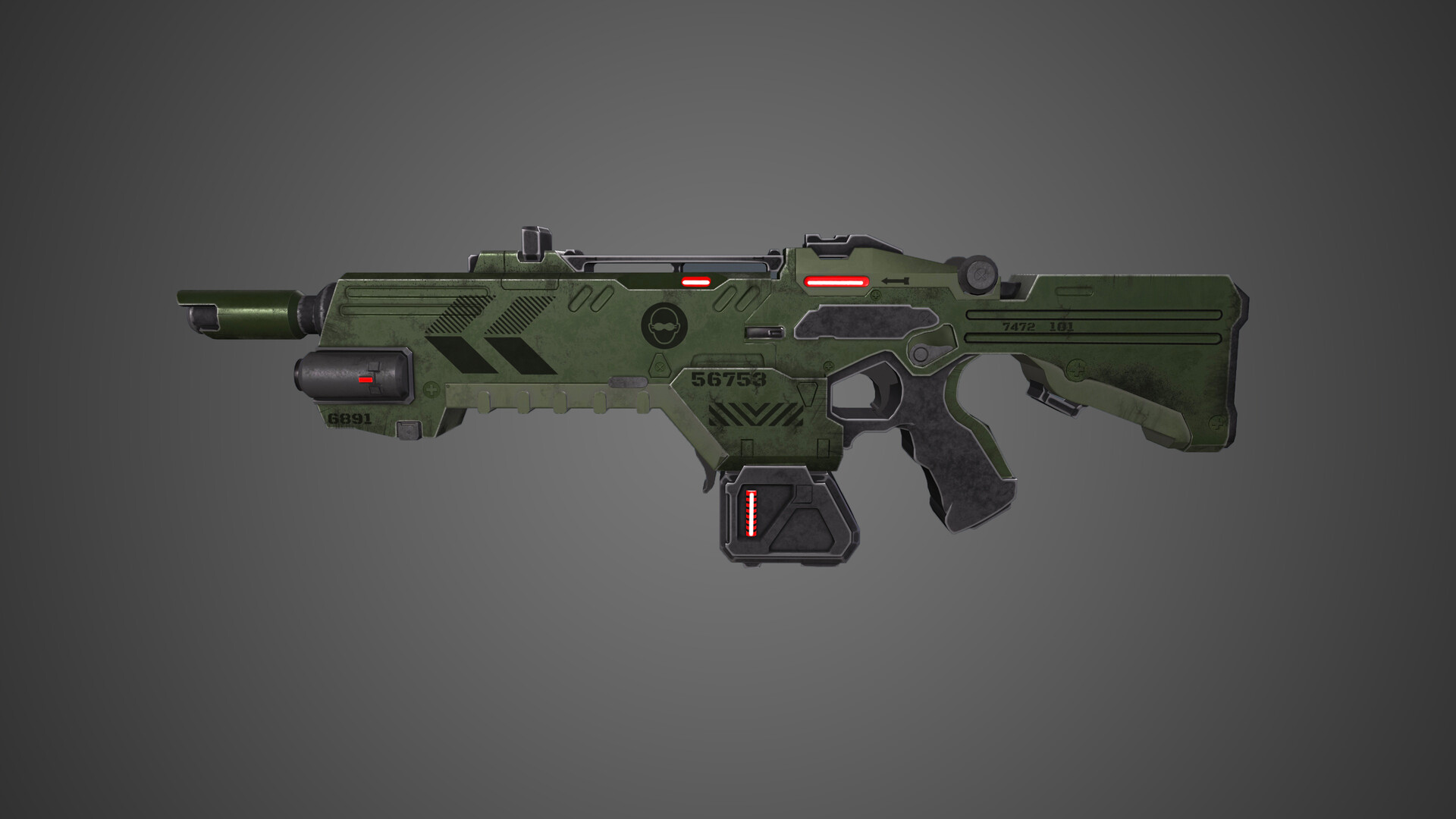 ArtStation - LASGUN WARHAMMER 40K