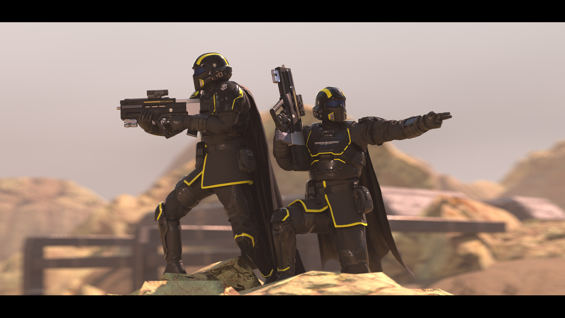 ArtStation - "Contact" - Helldivers 2 Fan Art Render