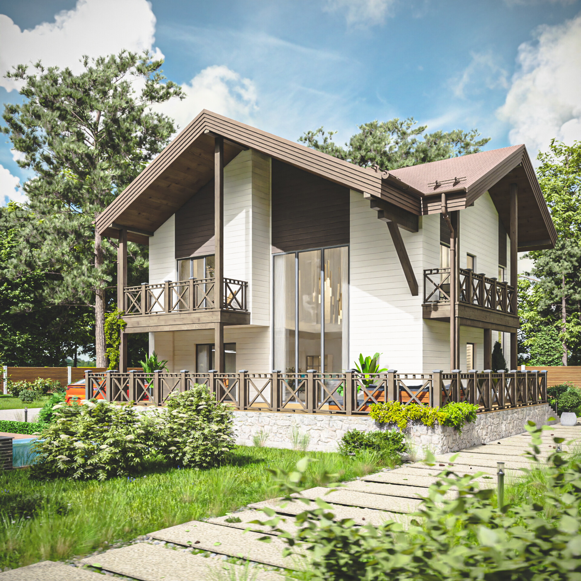 ArtStation - Commercial cottage project visualisation