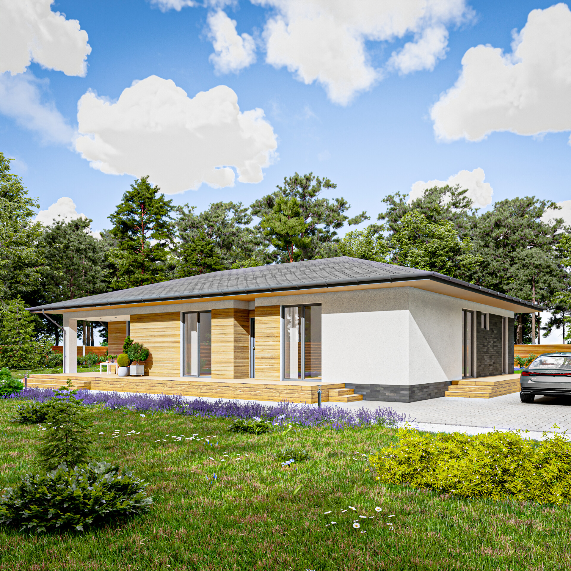 ArtStation - Commercial cottage project visualisation