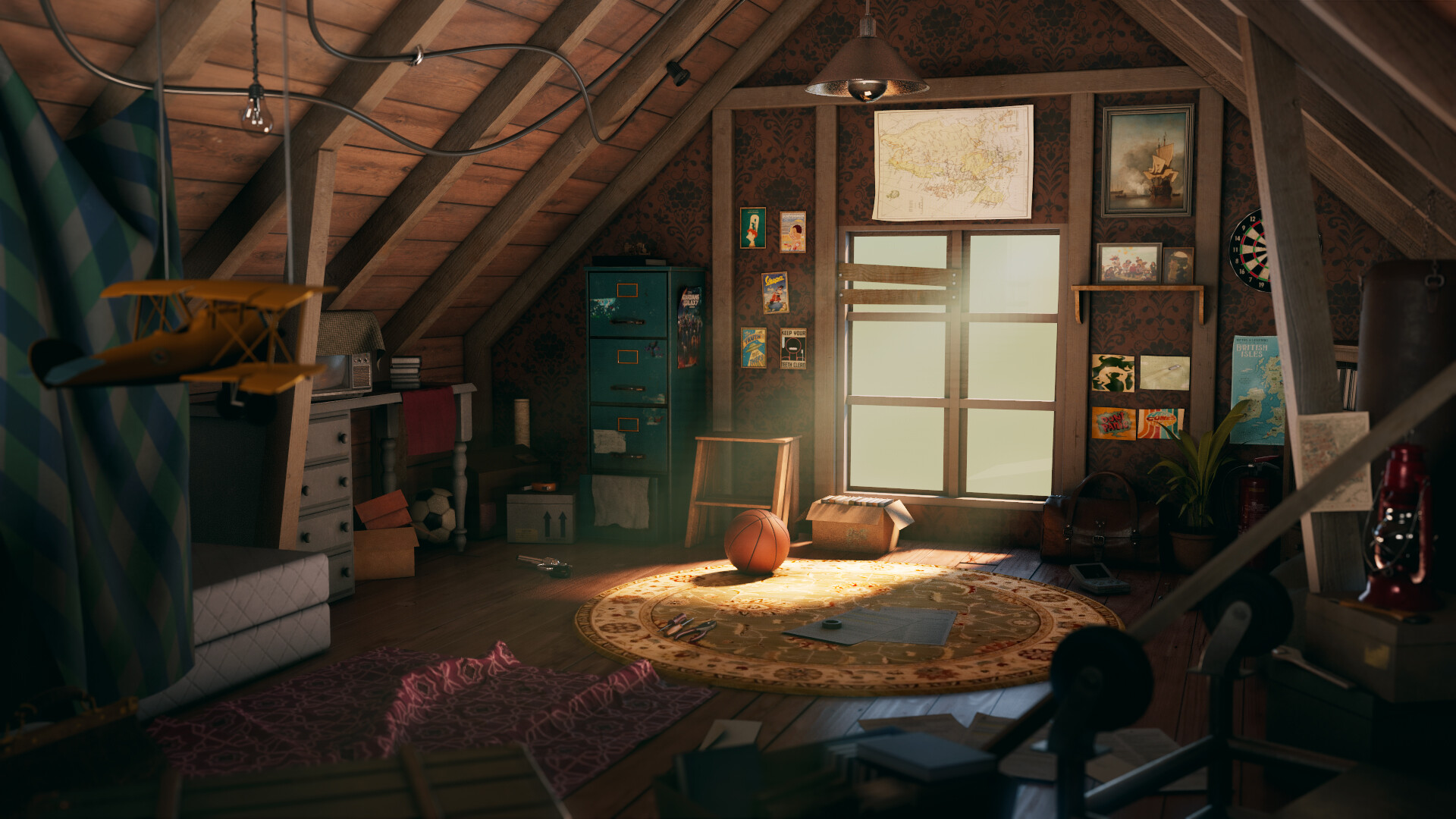 ArtStation - Attic Room