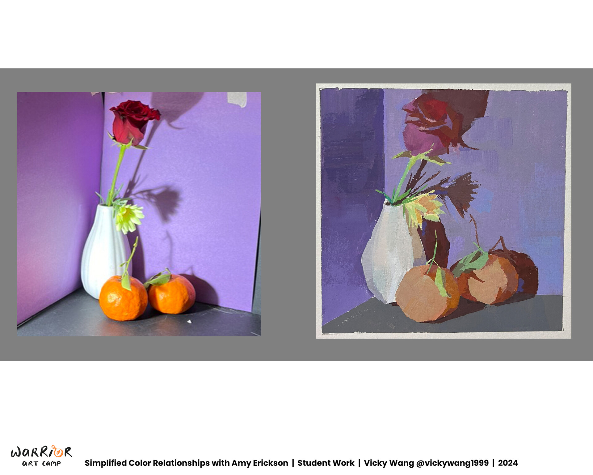 ArtStation - Vicky Wang | Simplified Color Relationships with Amy Erickson (Feb 2024)