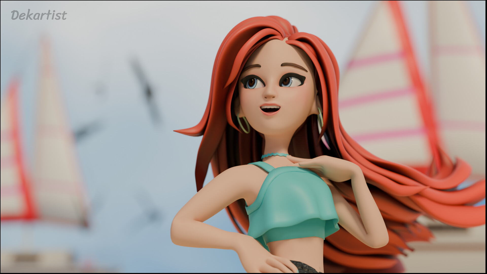 ArtStation - Chelsea princess fan arts - ruby gillman