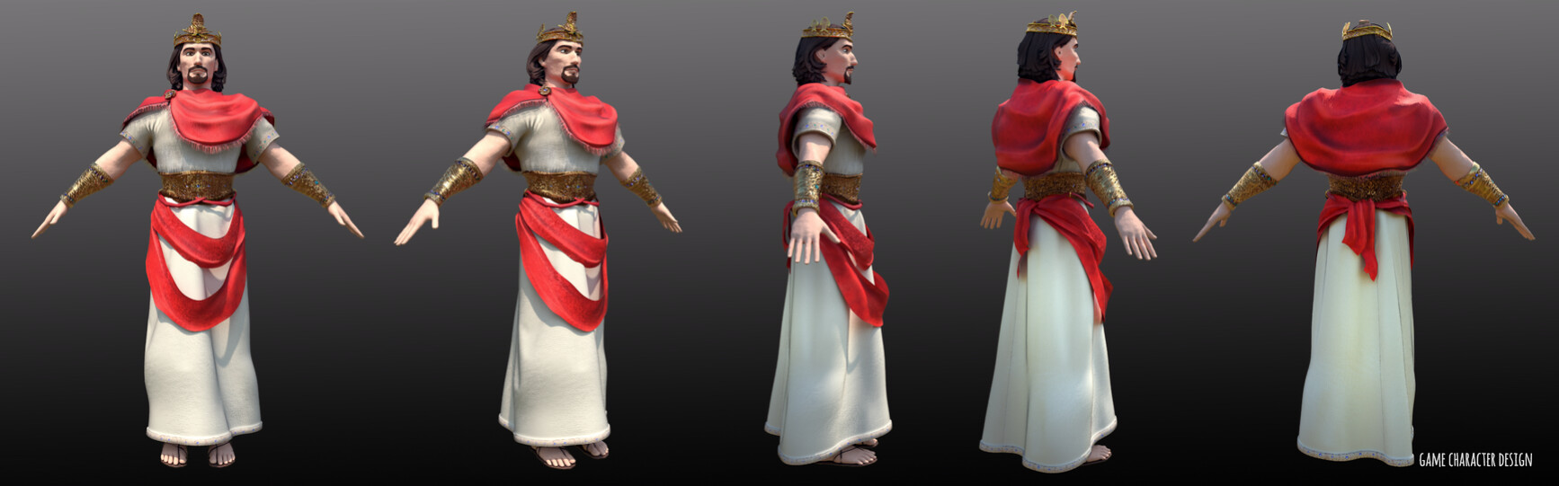 ArtStation - King- video game character