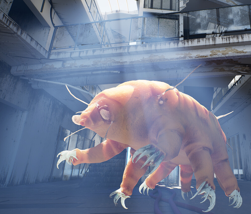 ArtStation - Tardigrades, water bears, moss piglets, Kleiner Wasserbär ...
