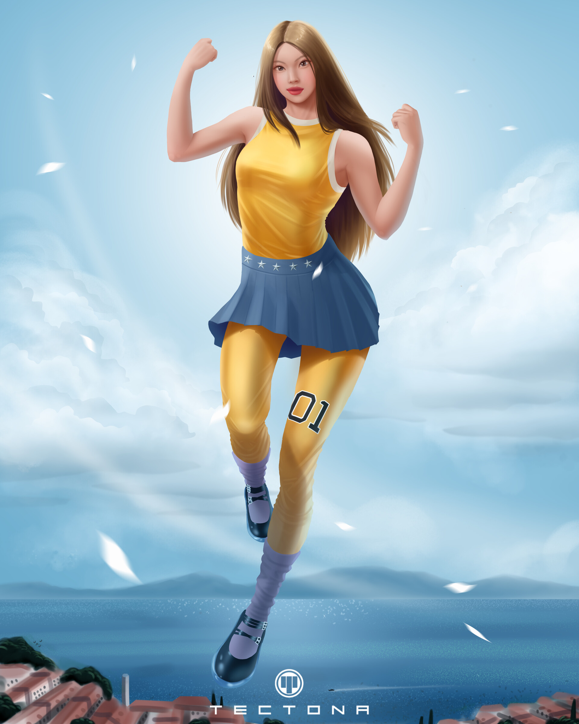 ArtStation - NEWJEANS. HYEIN. SUPER SHY. fan art