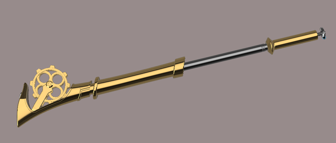 ArtStation - Arcane: League of Legends - Ekko mace 3D model STL file ...