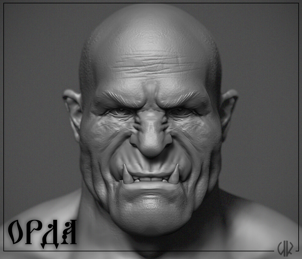 ArtStation - Ork face