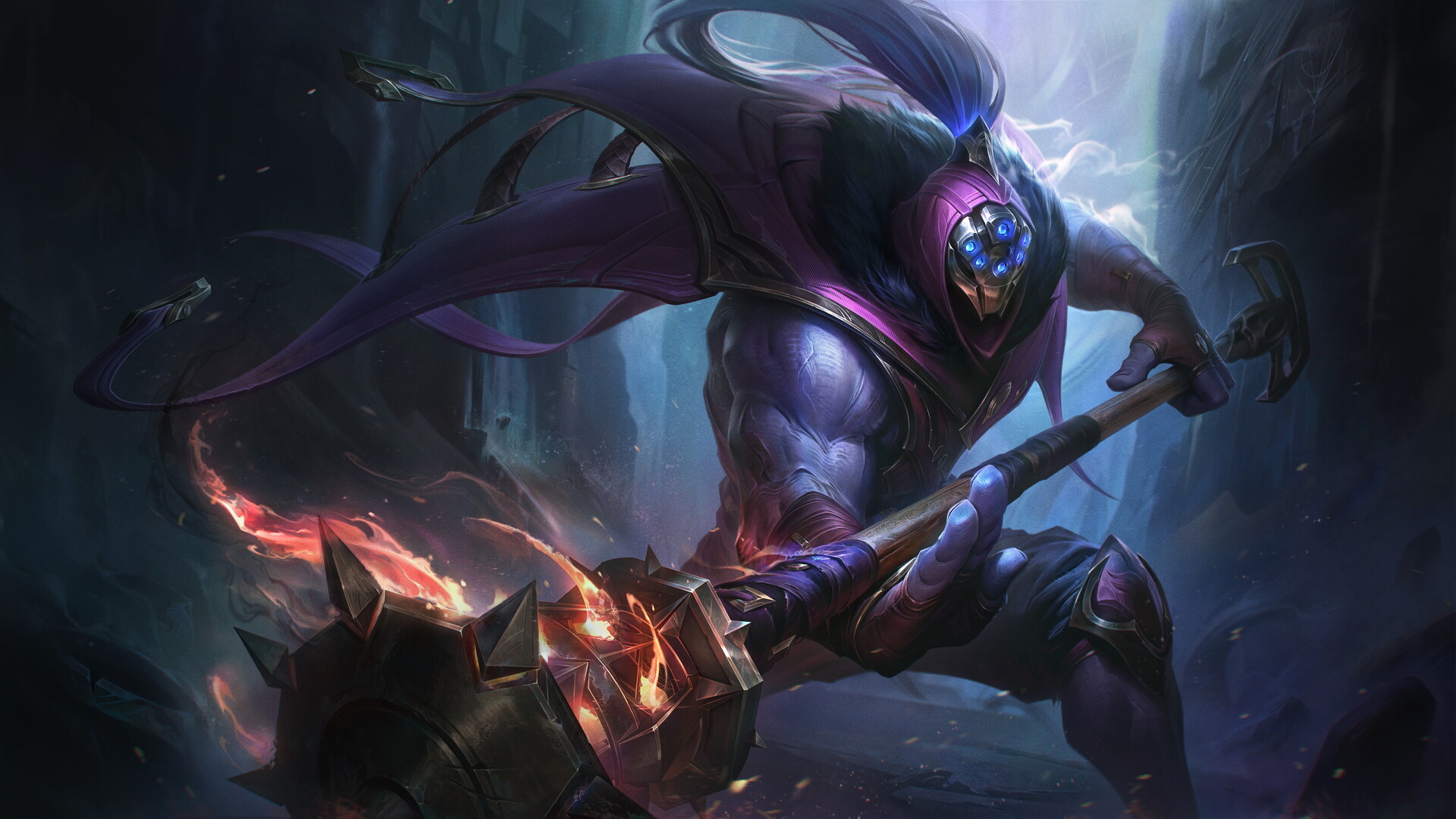 Foritis wang - League of Legends - Base Jax Splash Art