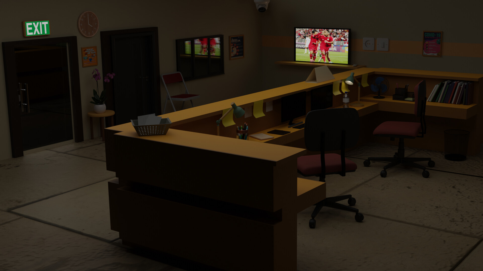 ArtStation - Hospital Reception Area
