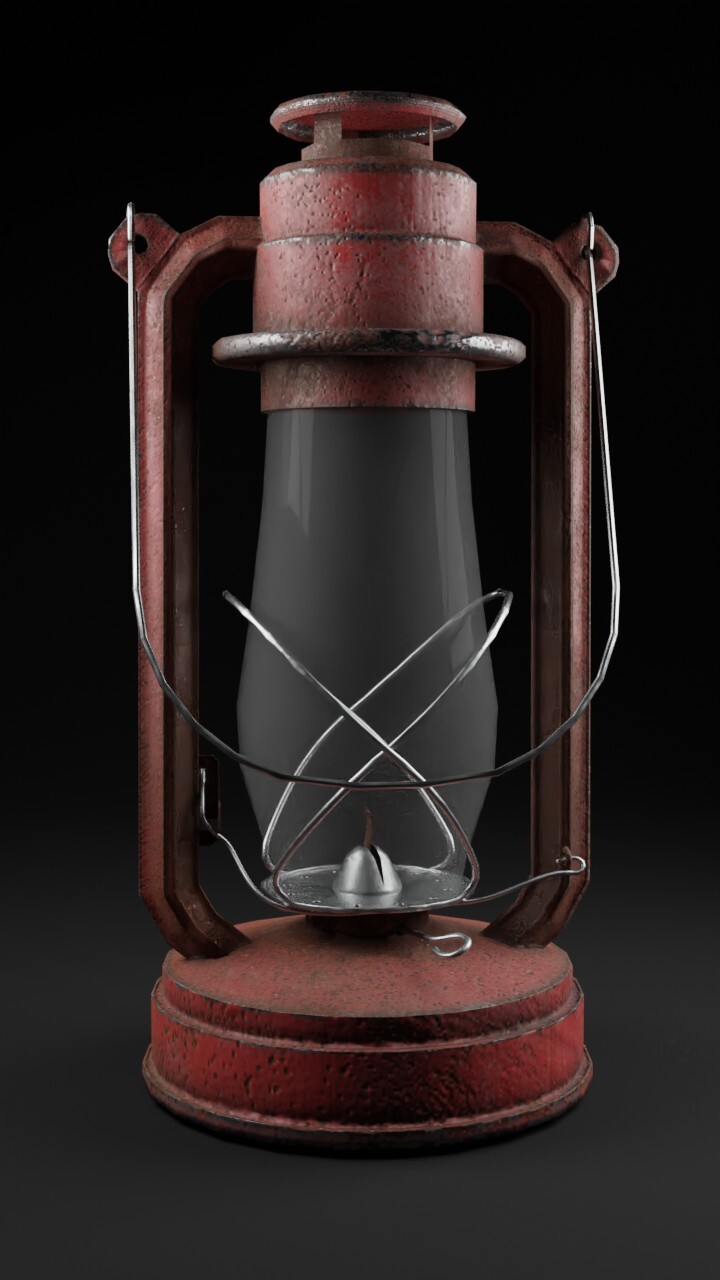 ArtStation - Oil lamp