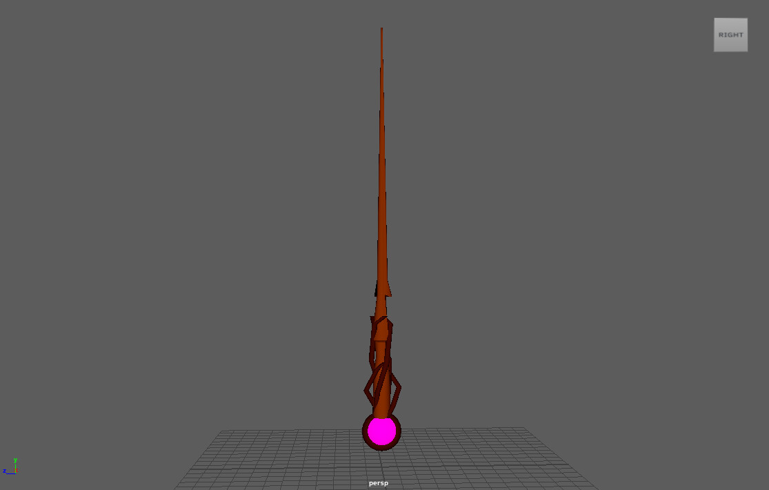 ArtStation - 3D model wand