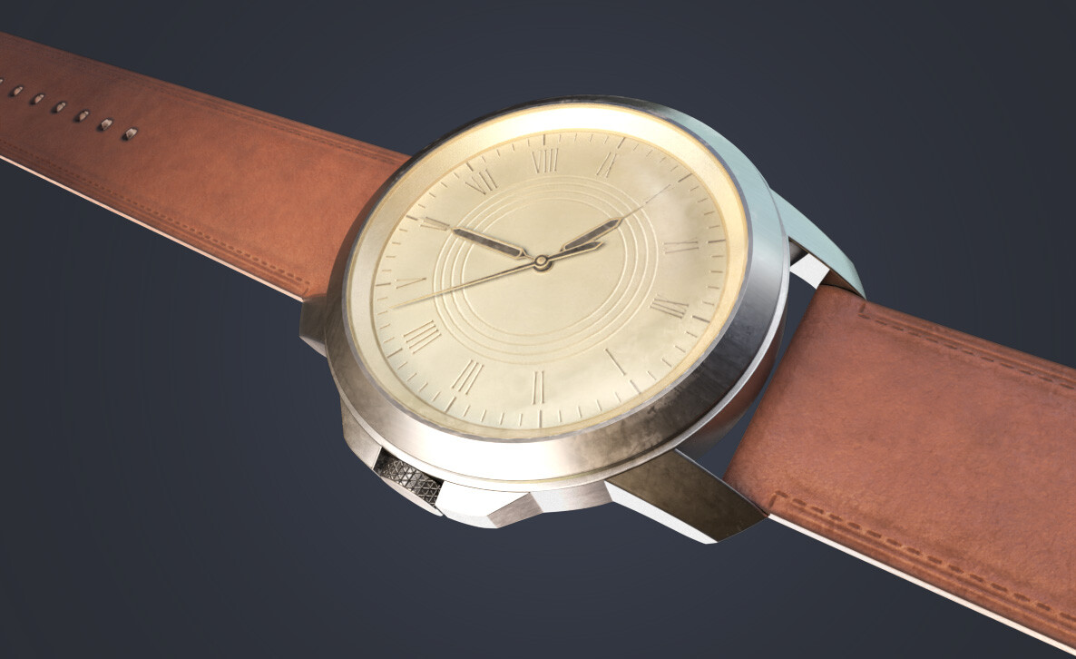 ArtStation - Fossil inspired watch