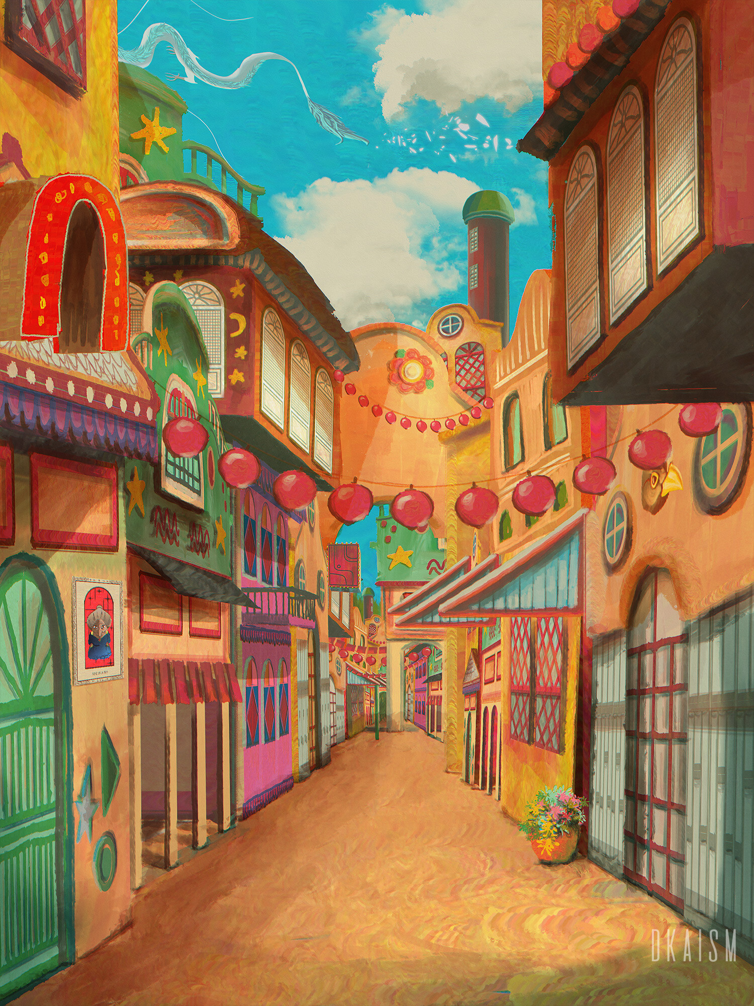 spirited away road