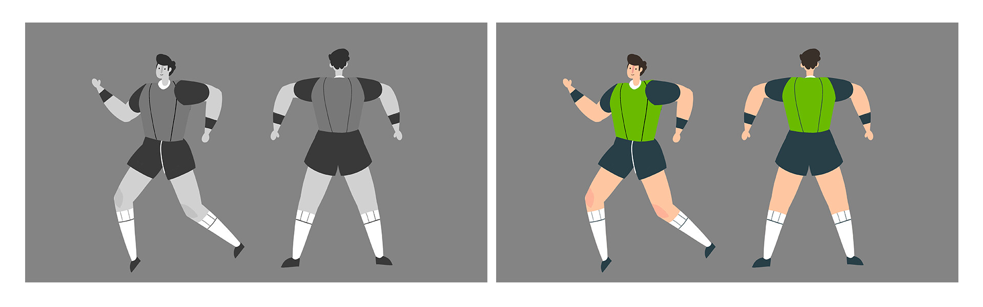 Sofy Lupercio - Soccer Player - Character Design