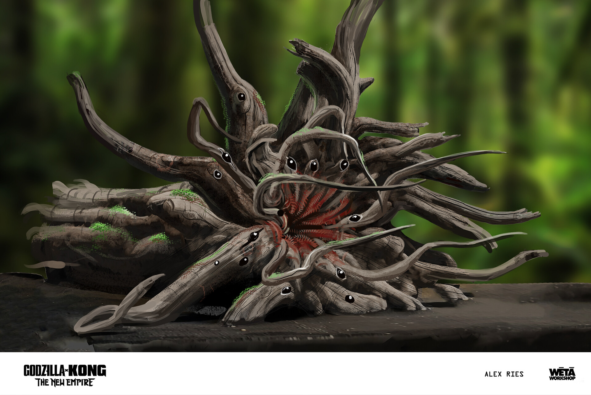 Tree Concept ArtStation Godzilla X Kong: The New Empire Tree Mimic