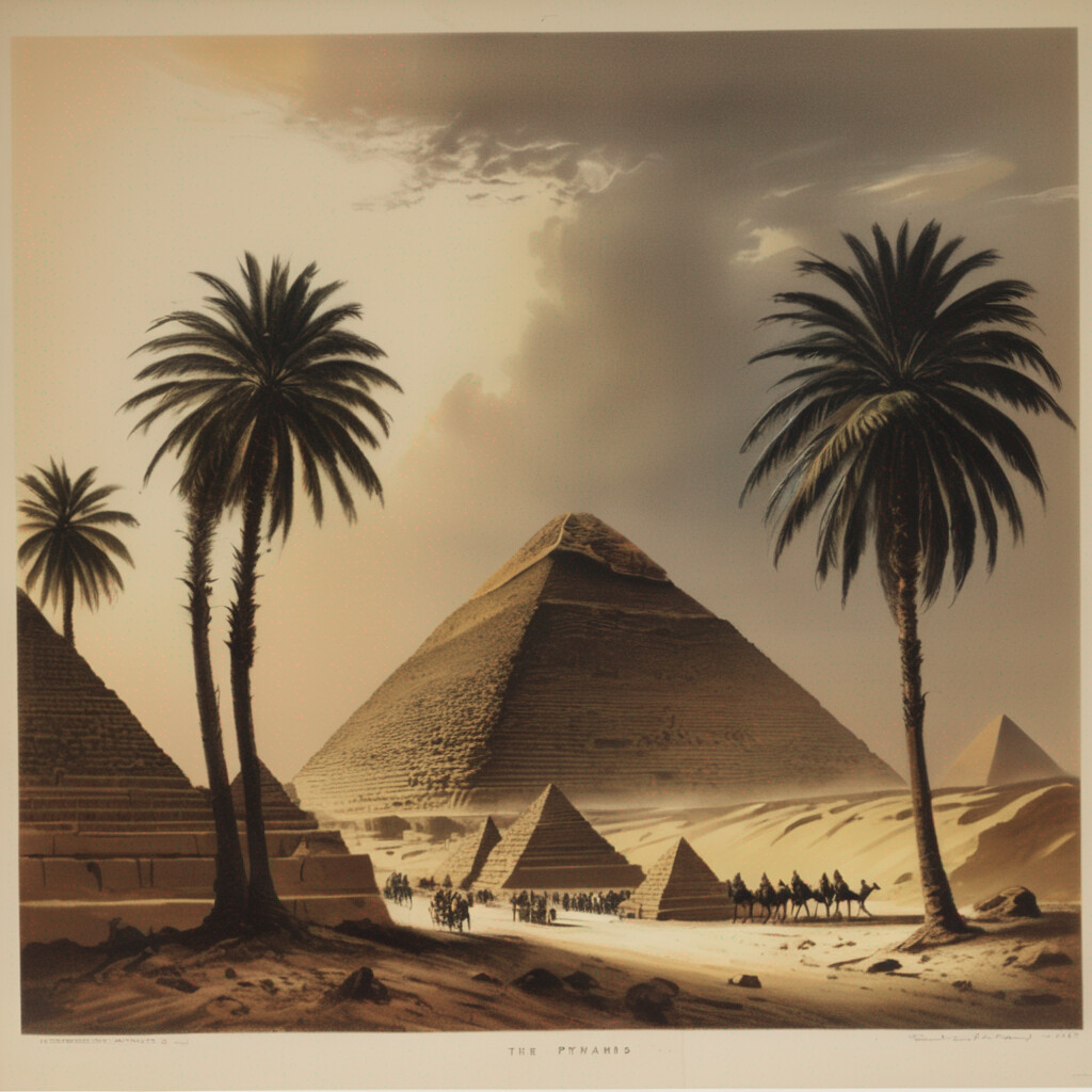 ArtStation - Lithograph, the Pyramids