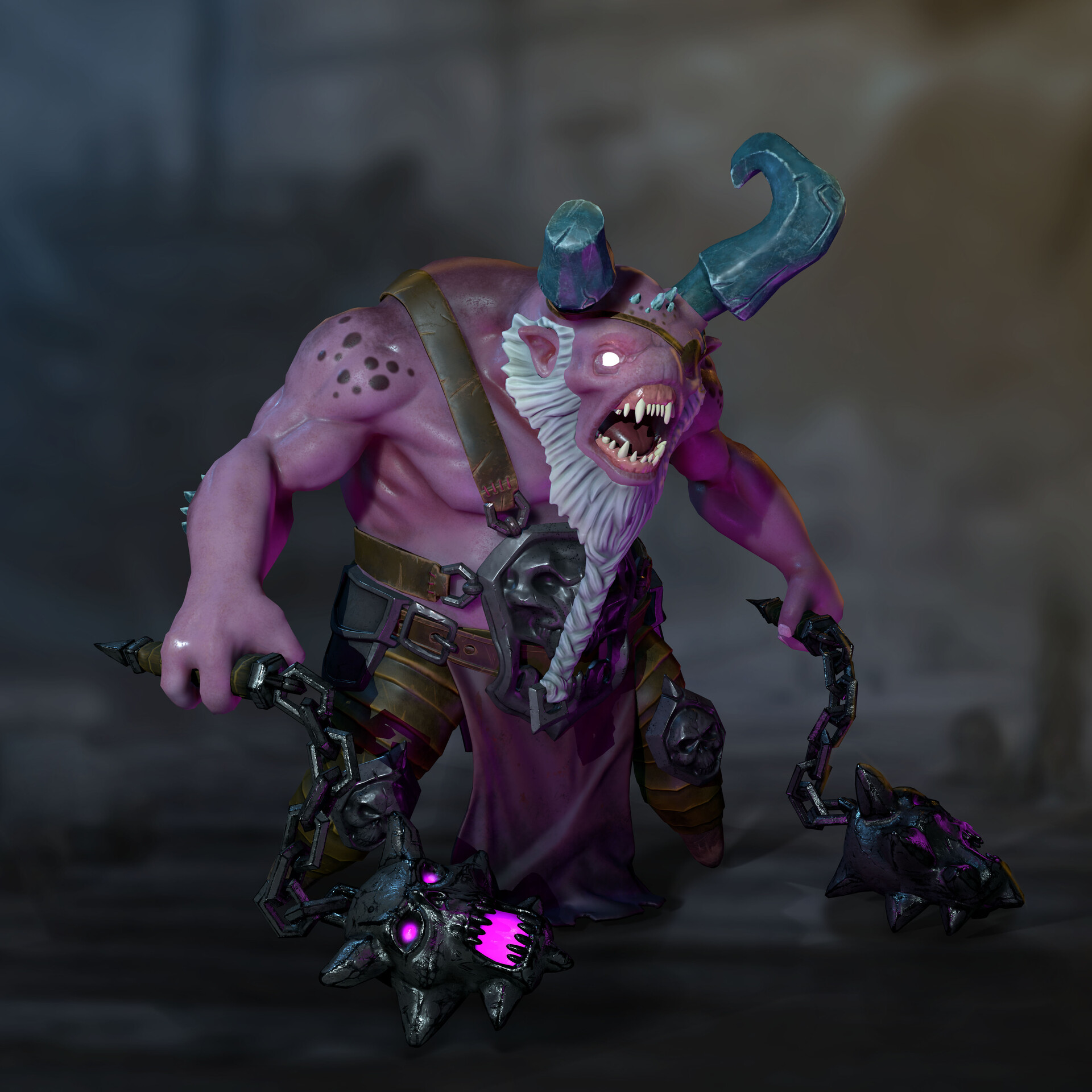 Art of Jimmiek Portfolio - Demon Pirate